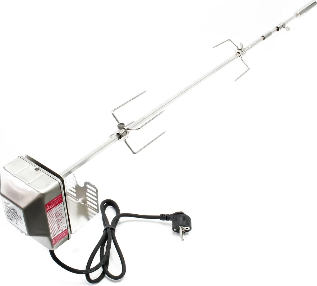 Grilovací rožeň Wiltec – 97 cm, 230 V (62063)