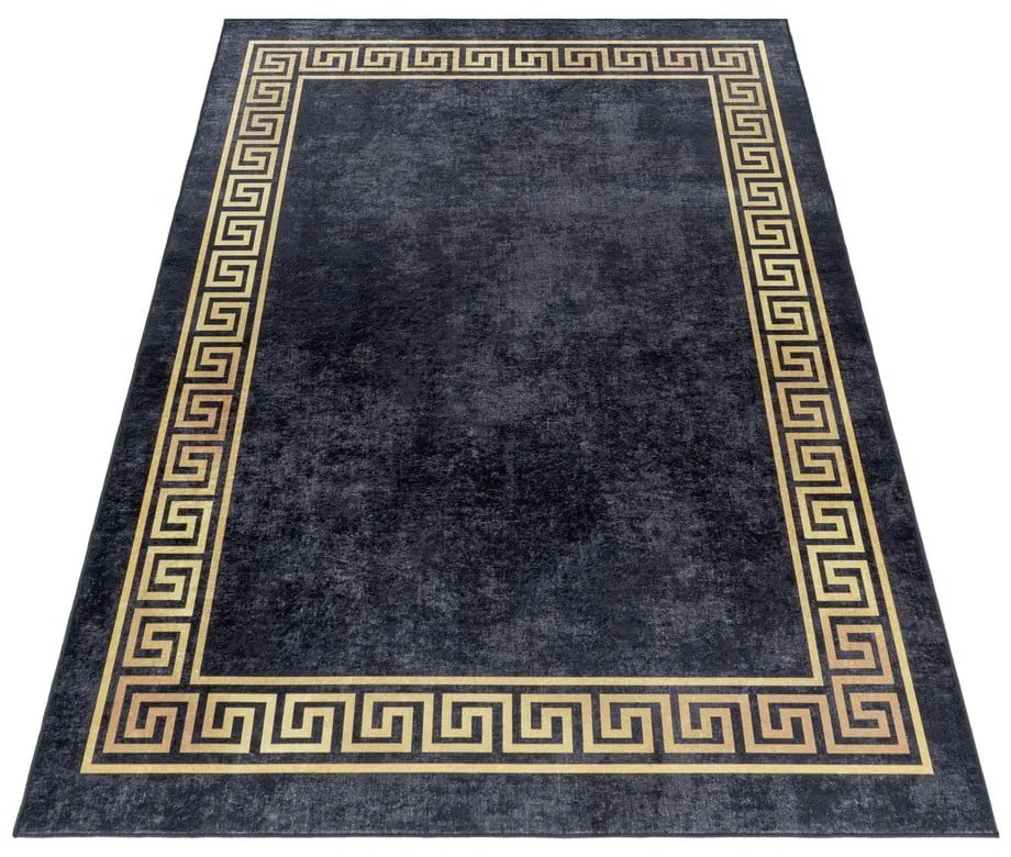 Antracitový pratelný koberec 160x230 cm Fiesta – Ayyildiz Carpets