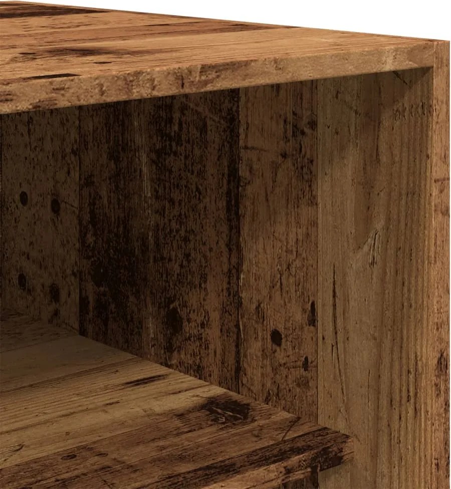 Šatní skříň old wood 80 x 50 x 200 cm kompozitní dřevo 3307700