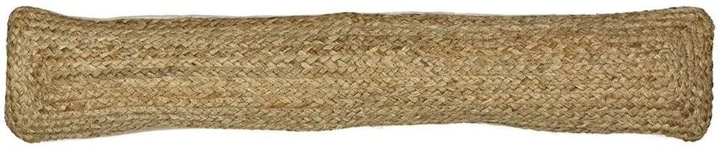 Přírodní jutový dlouhý polštář k oknu a ke dvěřím - 20*85*10cm