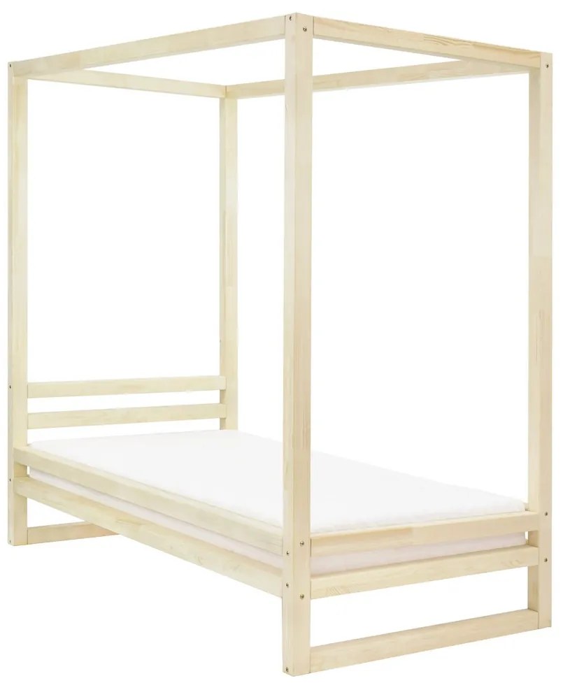 Benlemi Jednolůžková postel BALDEE Zvolte barvu: Bílá, Zvolte rozměr: 120 x 200 cm