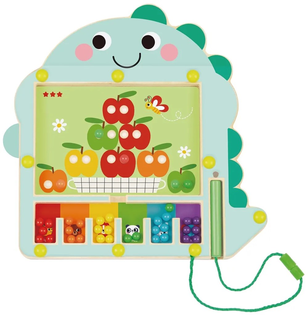 2Kids Toys Magnetická hra Třídění barev s dinosaurem