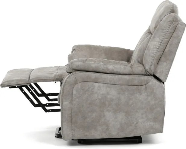 Polohovací křeslo šedé, elektrické TV-Q8668 GREY3