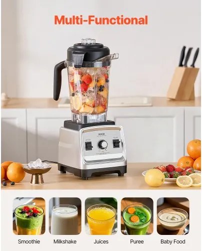 Mixér na smoothie, 2409,709 g 1600 W VEVOR