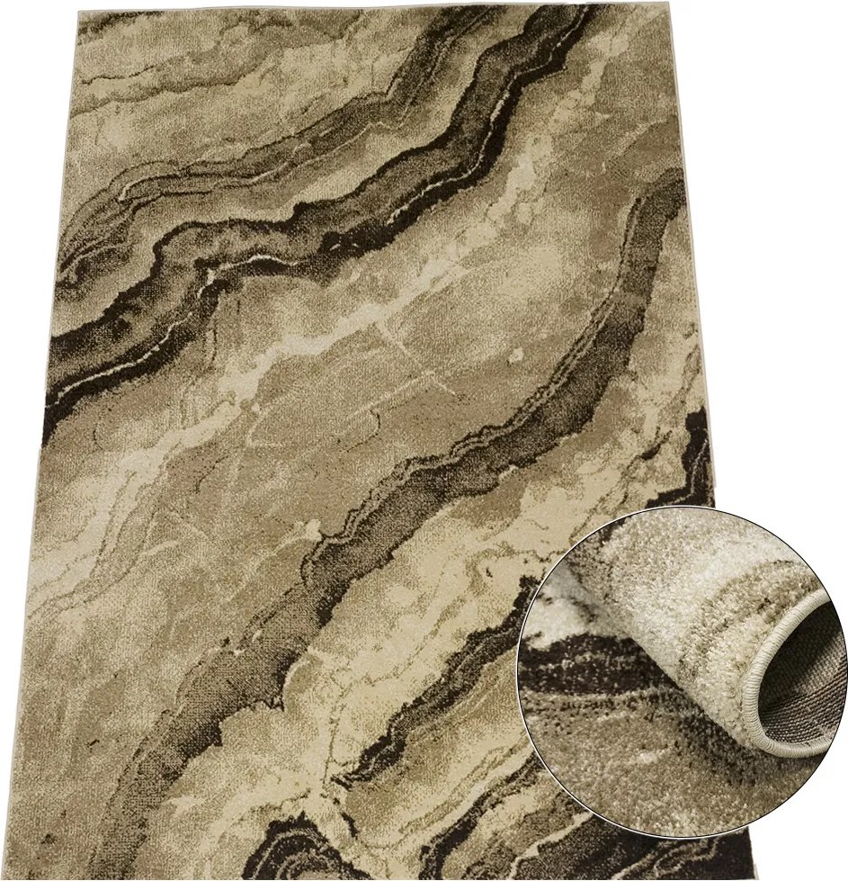 BE Koberec Wenus 7772 BEIGE - béžový, hnědý obdélníkový Rozměr: 280x370 cm