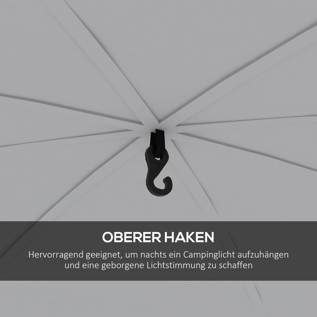 Přístřešek pro akce 3,5 x 3,5 m Pavilon s hákovými dveřmi Vodoodpudivý zahradní pavilon odolný proti zimě Světle modrý