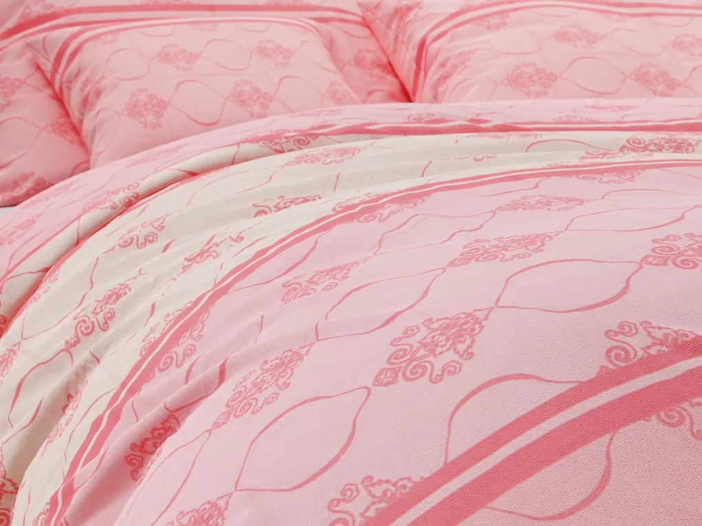 Bavlněné povlečení ALCUDIA růžové Rozměr povlečení: 2 ks 70 x 90 cm | 200 x 220 cm