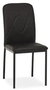 Jídelní židle H-623 černá/černé nohy