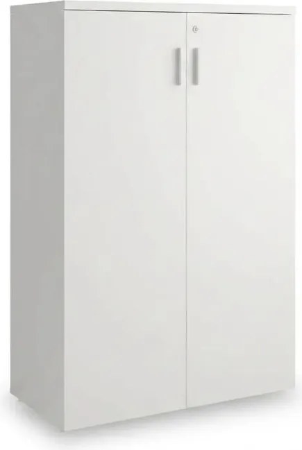 Střední skříň SimpleOffice 80 x 40 x 120 cm, bílá