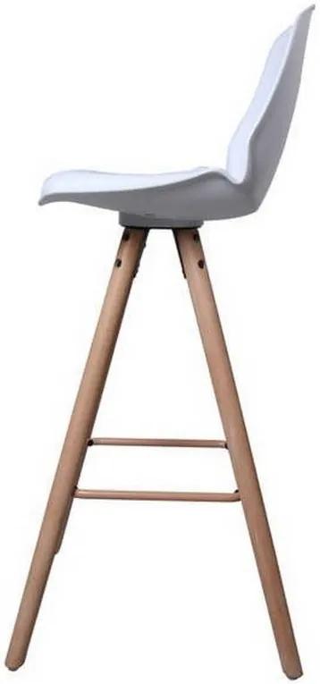 Designová pultová židle Nerea bílá