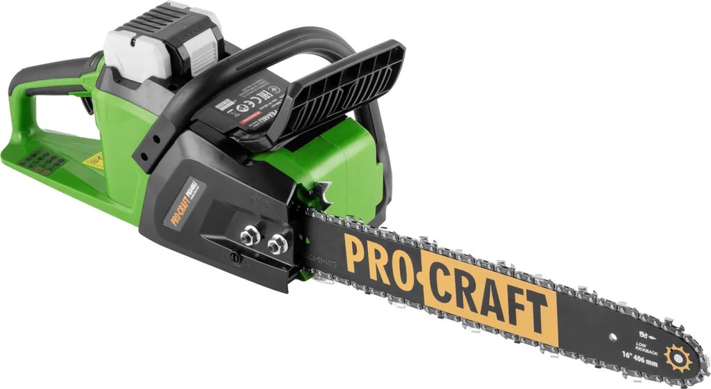 Procraft PKA48Li 20V SET - akumulátorová řetězová píla (s 8,0 Ah akumulátorem a nabíječkou)