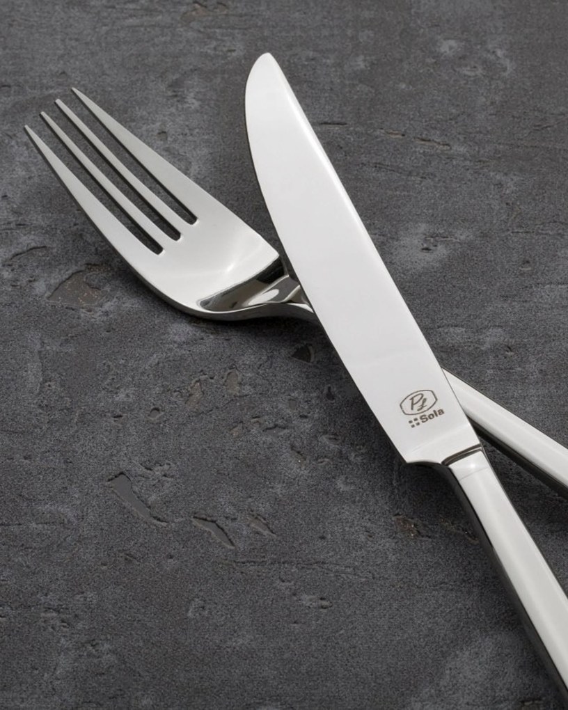 Příbory Fiori Platinum pro 6 osob 24 kusů