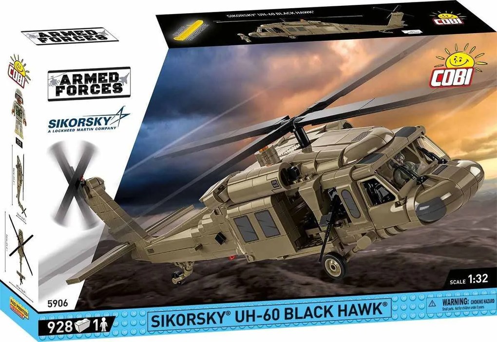 Cobi 5906 armed forces sikorsky uh-60 black hawk 1:32