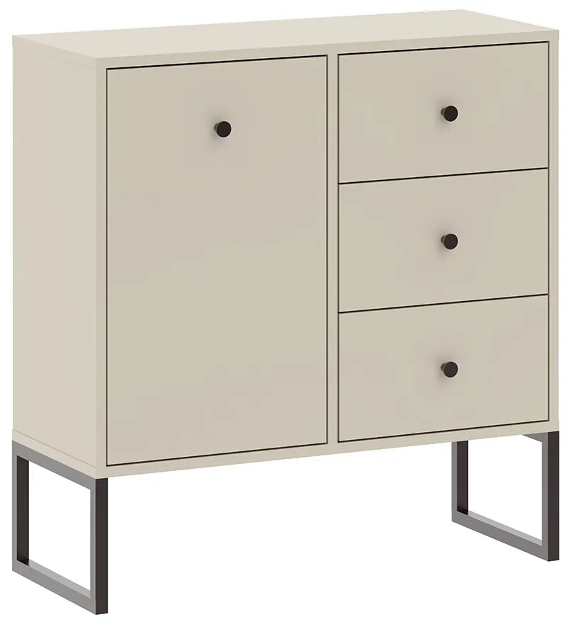 Komoda LINEA 1D3S kašmírová