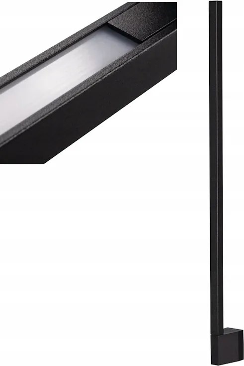 Venkovní Led lampa Fasádní svítidlo 10W Bílá Neutrální 80 cm Černá