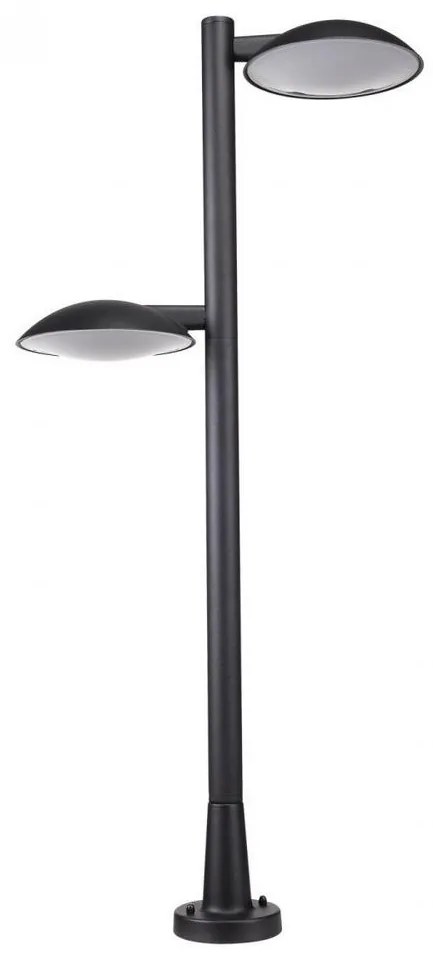 ITALUX ITALUX 66950-2/BK-9 - LED Venkovní lampa PIOMBINO 2xLED/12W/230V IP44 IT0384