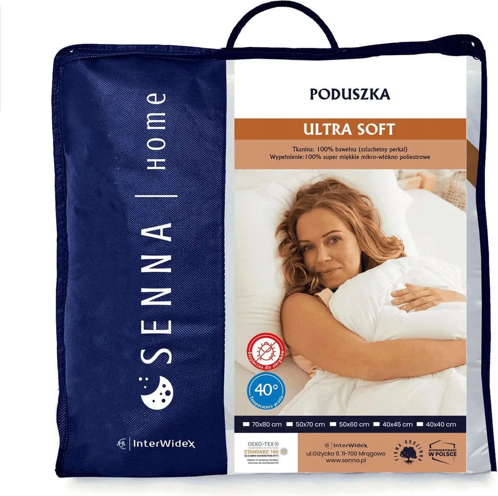Inter Widex Polštář Ultra Soft Bílý 50x60 750 g