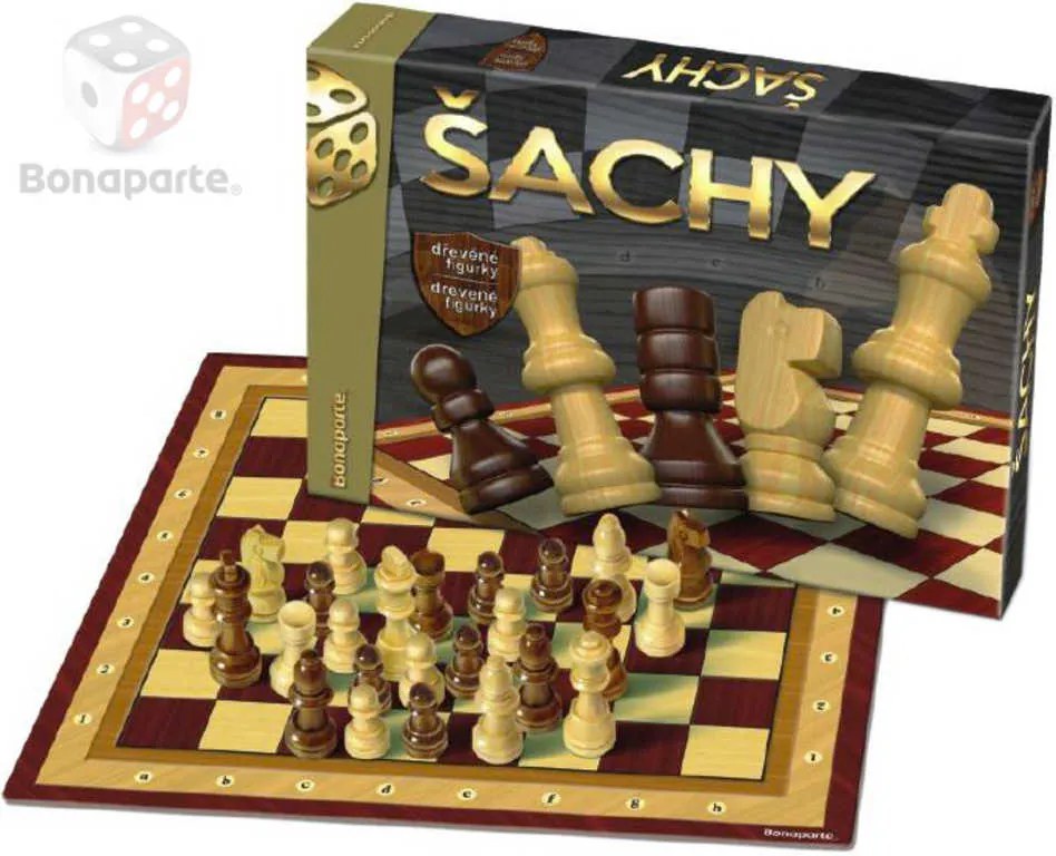 BONAPARTE Hra Šachy v krabici *DŘEVĚNÉ HRAČKY* bn12044