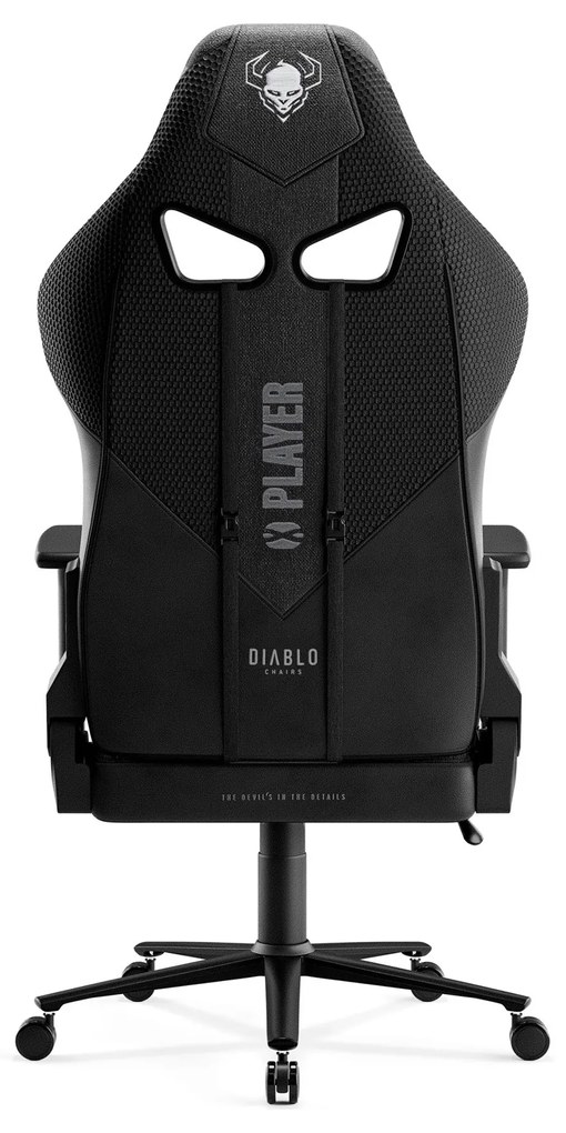 Látková herní židle Diablo X-Player 2.0 Normal Size: černá