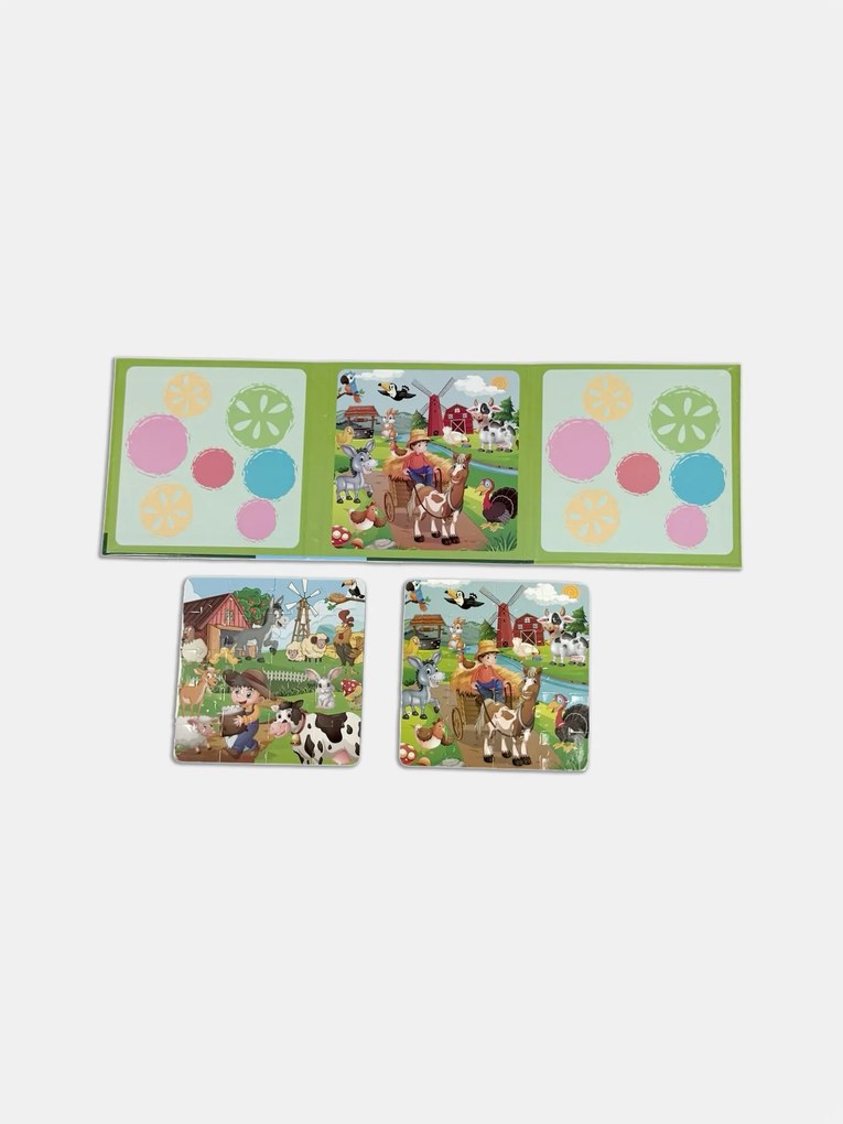 Sinsay - Magnetické puzzle s motivem farmy 40 kusů - vícebarevná