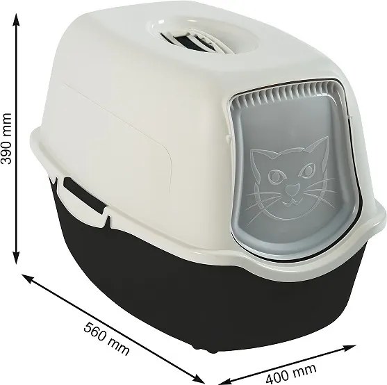 ROTHO ECO BAILEY toaleta pro kočky - černá