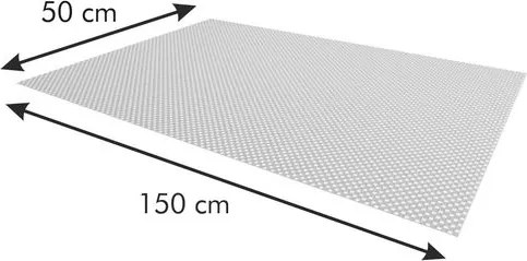 TESCOMA Protiskluzová podložka FlexiSPACE 150 x 50 cm, bílá