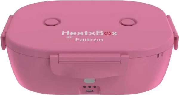 Faitron HeatsBox GO Light chytrý ohřívací obědový box na baterii pro děti růžový HB-06-102B_PN Růžová
