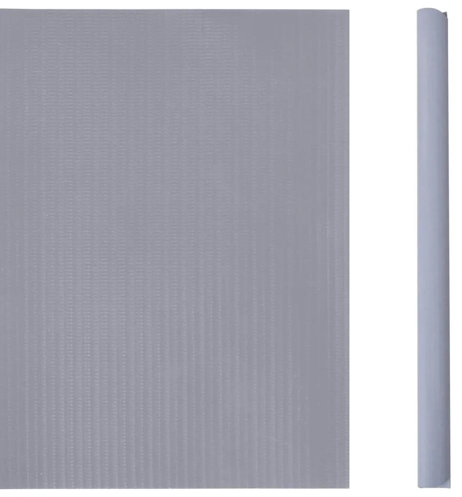 vidaXL Stínící plotová fólie 4 ks PVC 35 x 0,19 m matná světle šedá