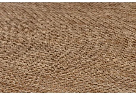 koberec FLAT 48663/870 SISAL hnědý HLADKÝ velikost 140x200 cm | krásné koberce cz