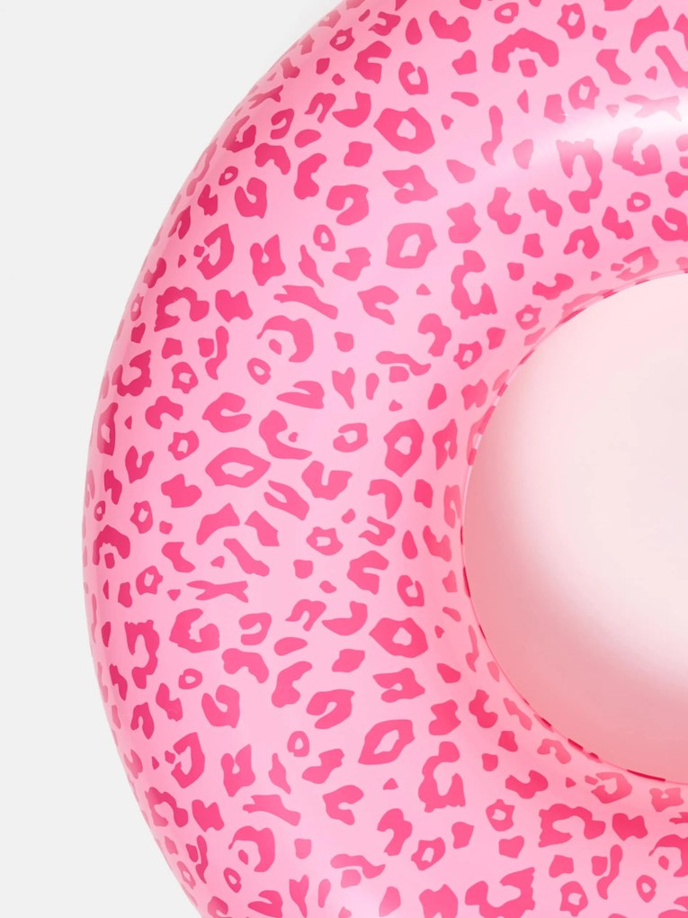 Sinsay - Nafukovací kruh s leopardím vzorem - růžová