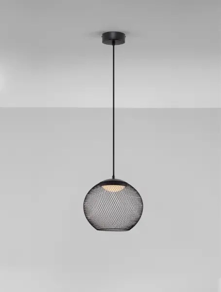 LED černá designová svítilna Kinetic 153