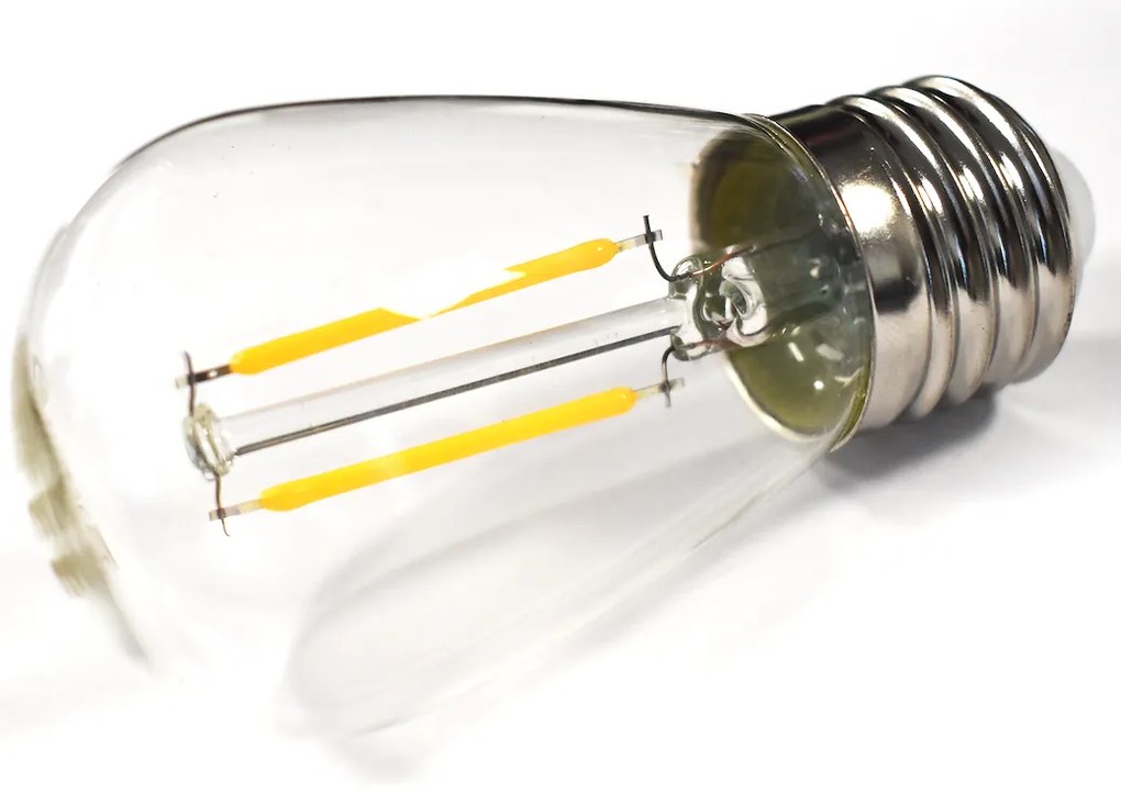 Dekorační LED žárovka E27 teplá 2700k 1,5w 100 lm