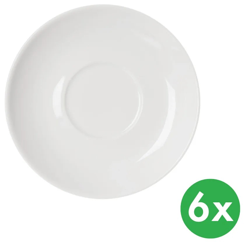Podšálek MONA Jumbo, průměr 16,3 cm, porcelán, 6 ks