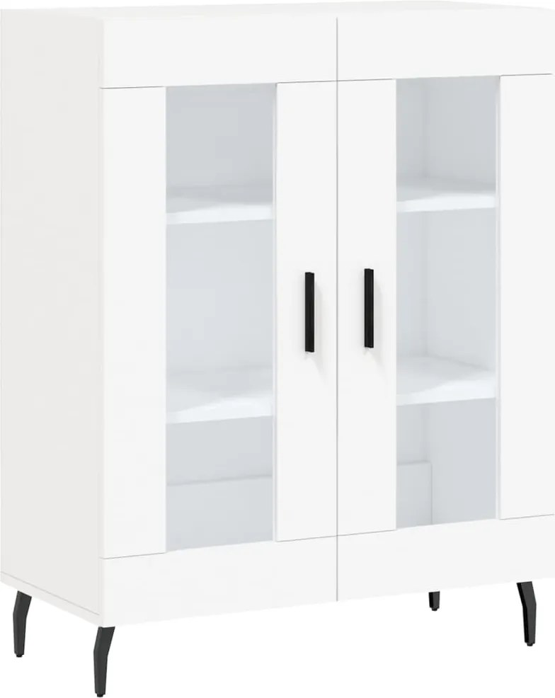 Skříň highboard bílá 69,5 x 34 x 180 cm kompozitní dřevo 3199633