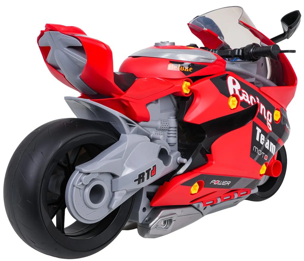 RKToys Motocykl s dílnou 2v1 – sada malého mechanika