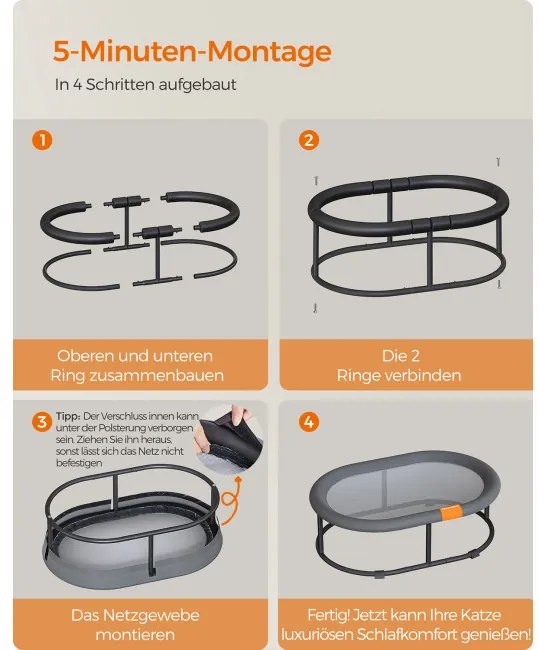 Houpací síť pro kočky a psy do 12 kg PCB002G01