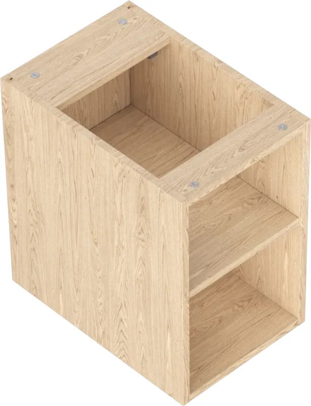 Mexen Box-A, otevřená skříňka s policí 30 cm, dub, 91AX2-0300-470-0-81