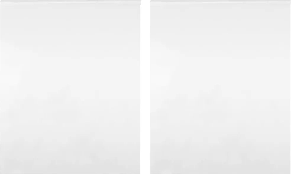 Zrcadlové fólie 2 ks samolepicí 60 x 200 cm PET 155763