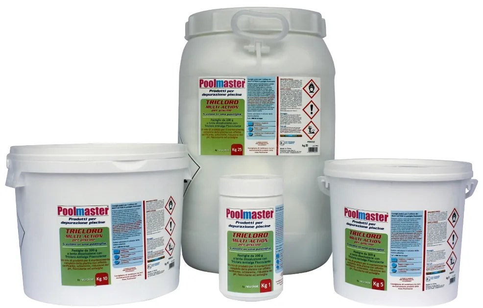 Poolmaster TriCHLOR MULTI ACTION tablety 200 g (1 kg)
