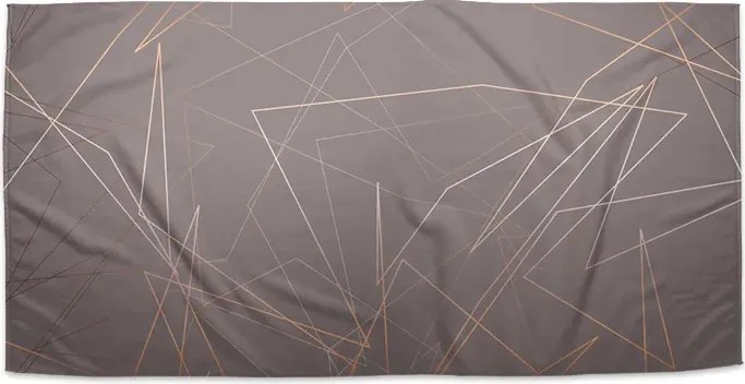 Sablio Ručník Trojúhelníková abstrakce - 30x50 cm