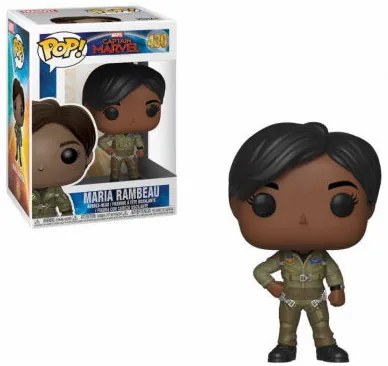 Marvel captain marvel funko figurka - maria rambeau - bobble-head