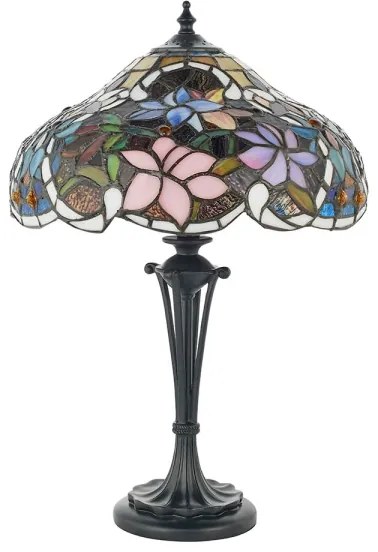 Endon 64327 - Stolní lampa Tiffany SULLIVAN 2xE14/40W/230V pr. 30 cm
