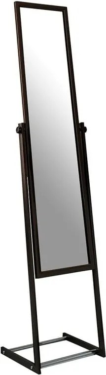 Černé stojací zrcadlo Design Twist Farafra