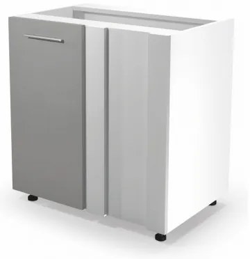 Dolní rohová skříňka Vento DN-100/82, šedá