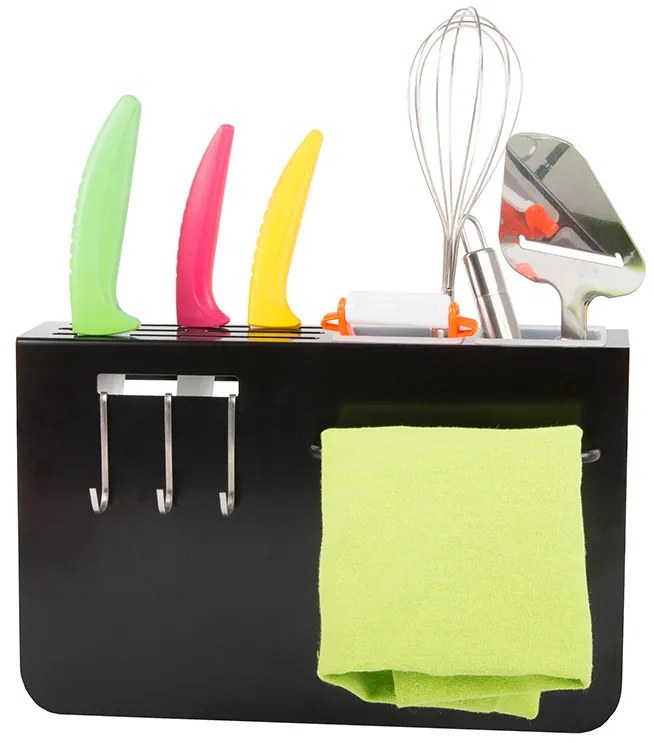 Verk Group Stojan na nože kuchyňský organizér odkapávač na nože