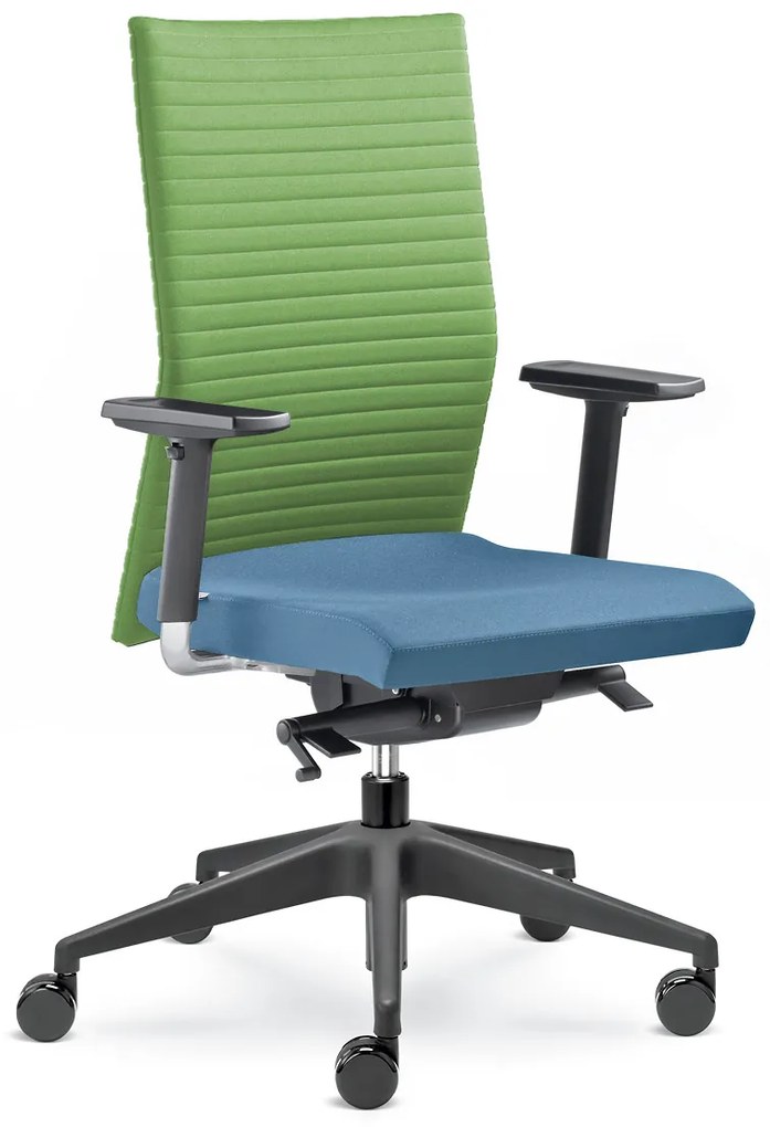 LD seating Element 430-SYS - Kancelářská židle  - zelená/modrá