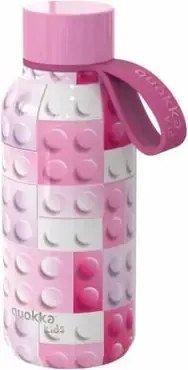 Quokka Dětská termoláhev Solid pink bricks 330 ml