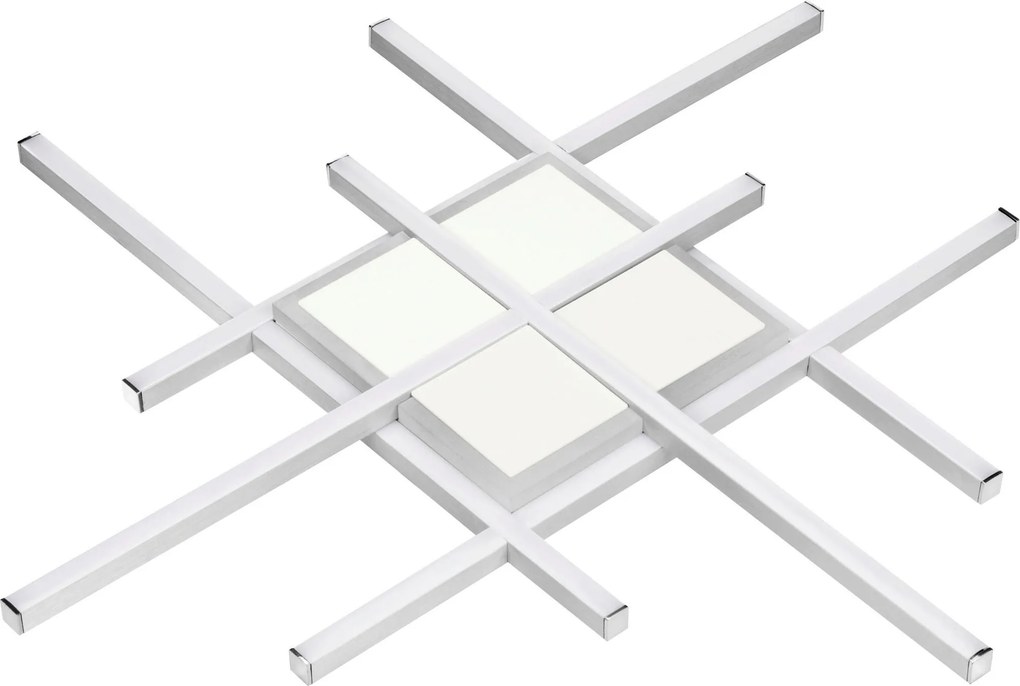 XXXLutz STROPNÍ LED SVÍTIDLO, 53,5/53,5/4,5 cm Boxxx - Stropní svítidla - 008368019901