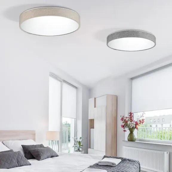 LED stropní svítidlo Collodi 48 béžové stmívatelné