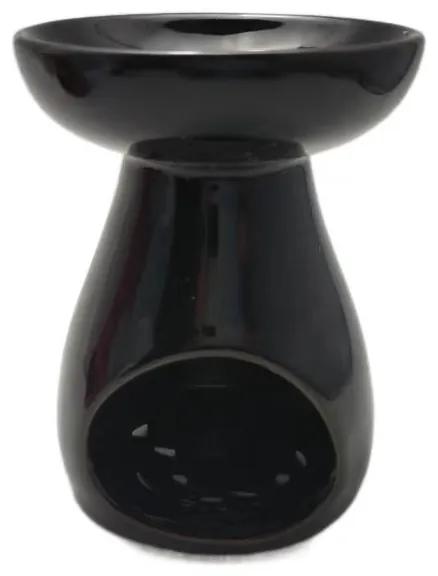 Keramická aromalampa, 11,5cm, různé barvy na výběr Barva: Černá